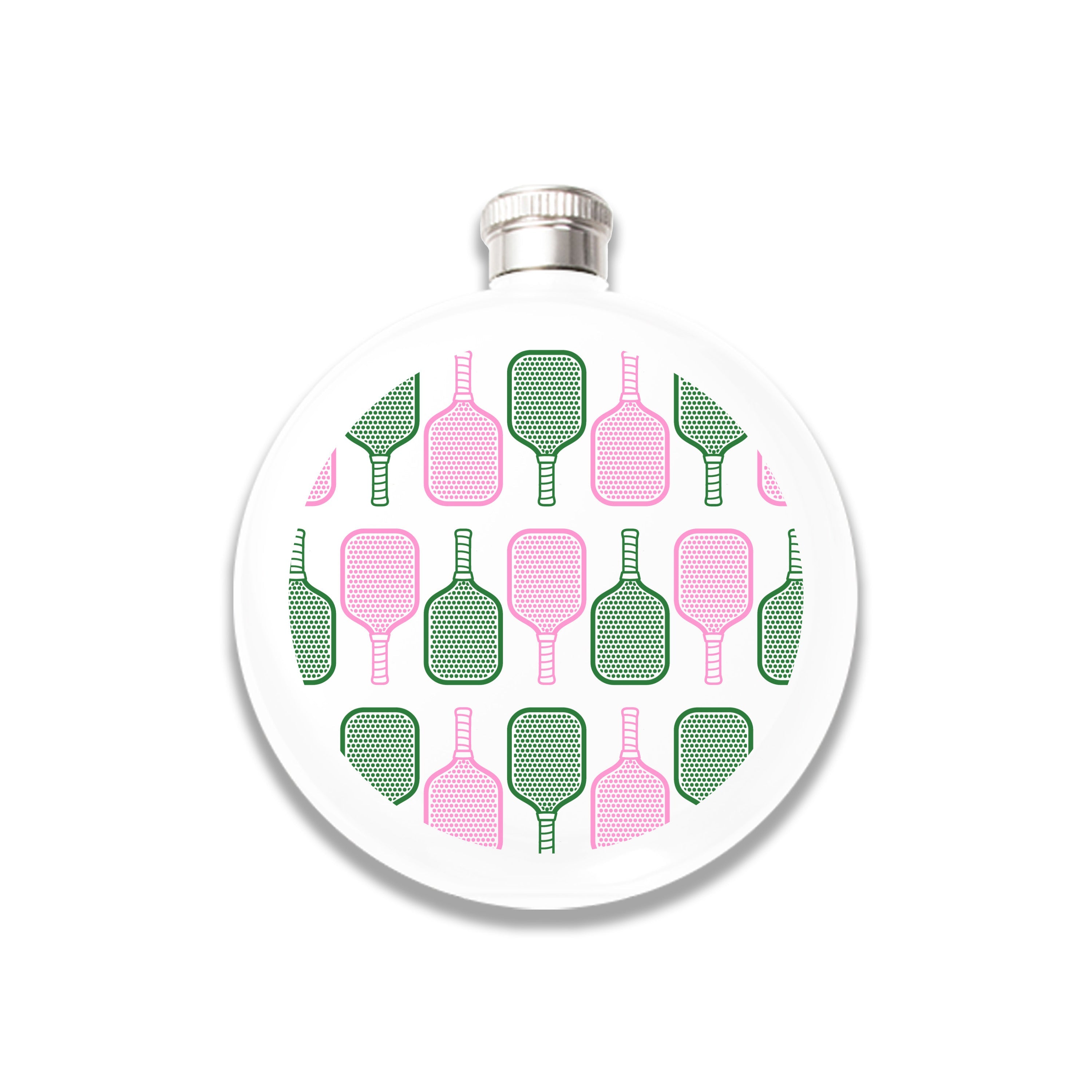 Flask (White) - Pickleball Repeat – Toss Designs Retail