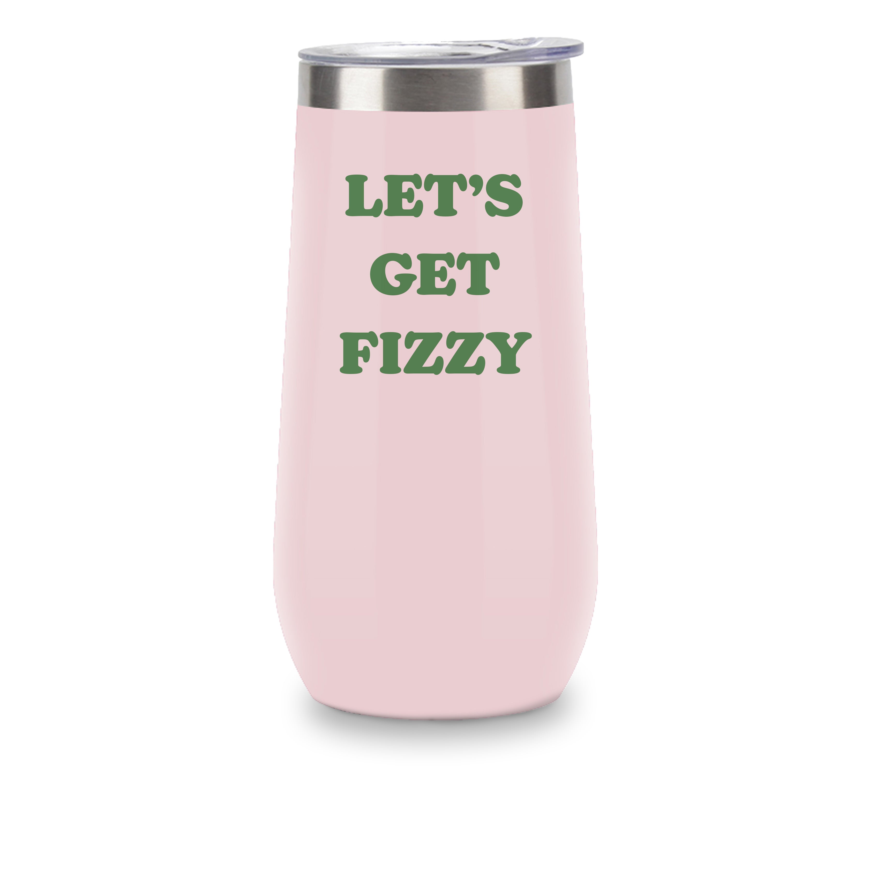 Champagne Tumbler - Let's Get Fizzy (Green) – Toss Designs Retail