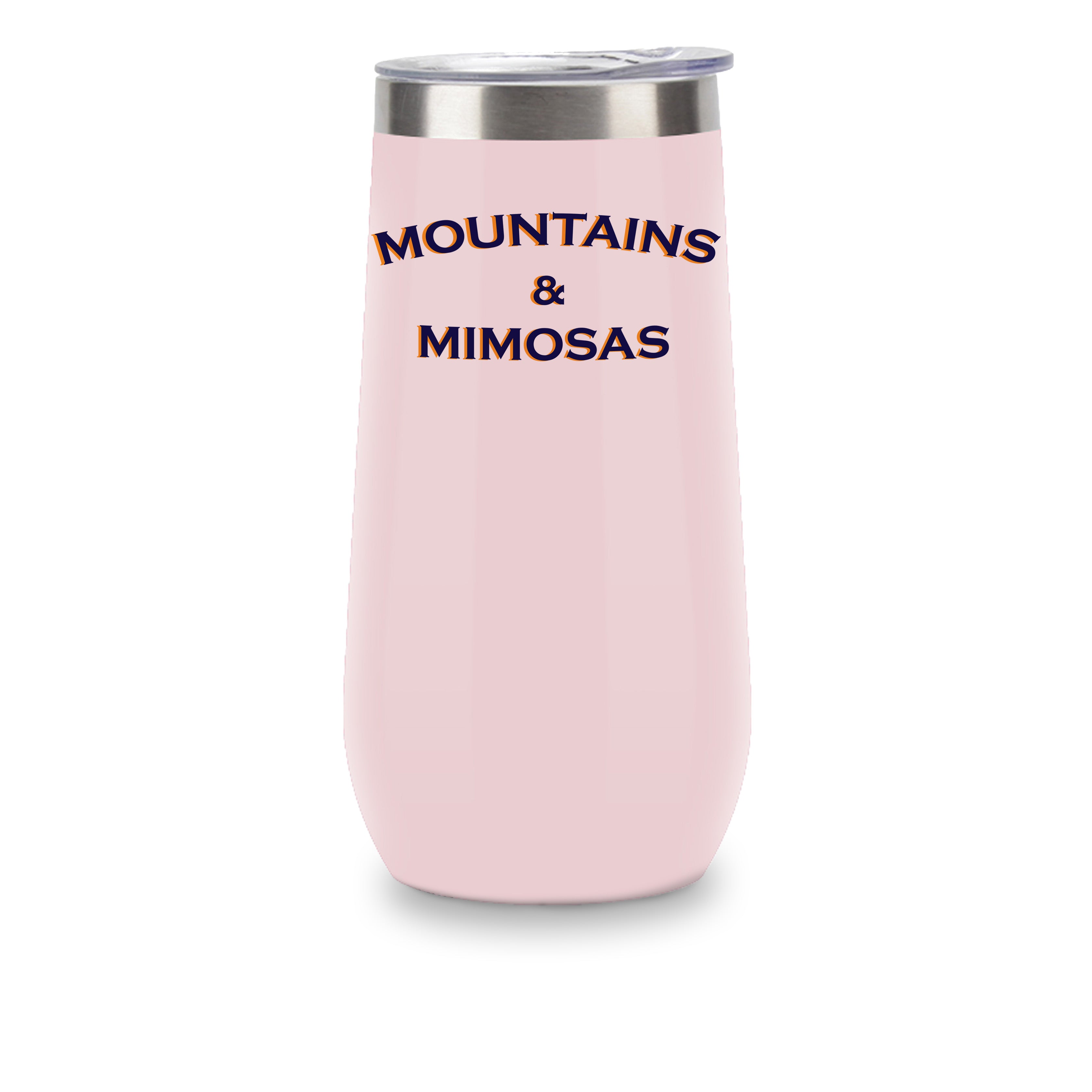 Champagne Tumbler - Mountains and Mimosas – Toss Designs