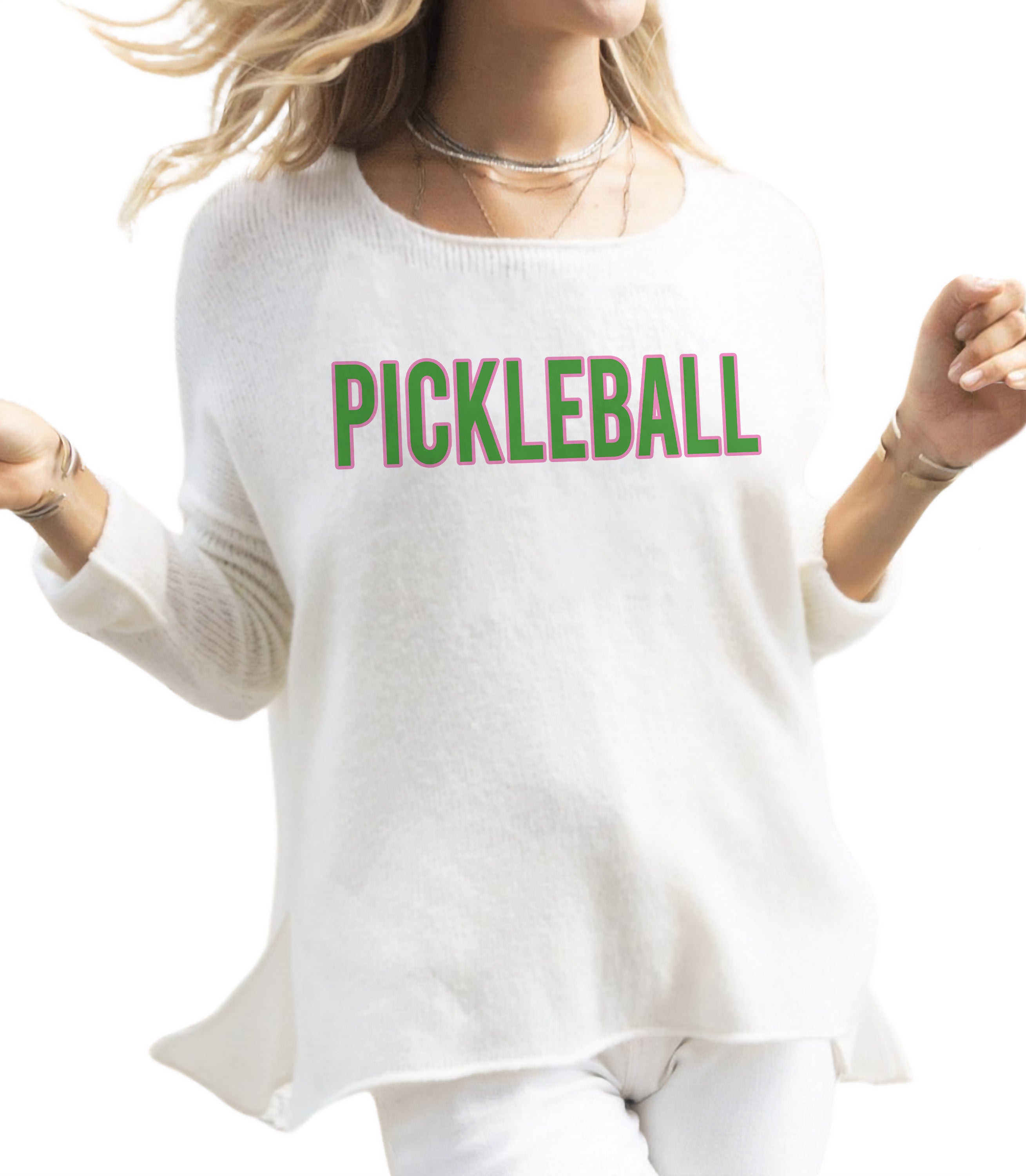 Knit Sweater- Pickleball – Toss Designs Retail