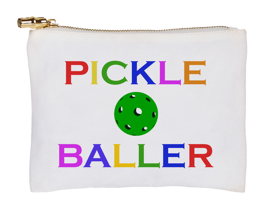 Flat Zip - Rainbow Pickleballer – Toss Designs Retail