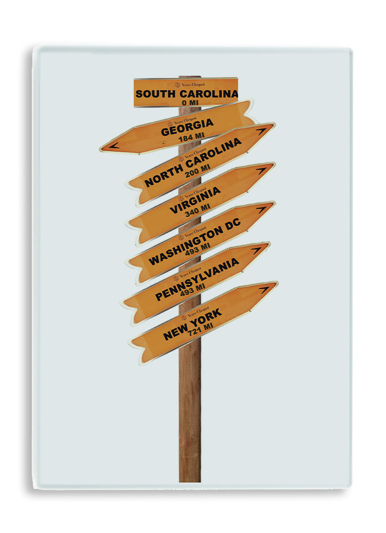 Decorative Cutting Board/Wall Art - Mid Atlantic Signs – Toss Designs ...