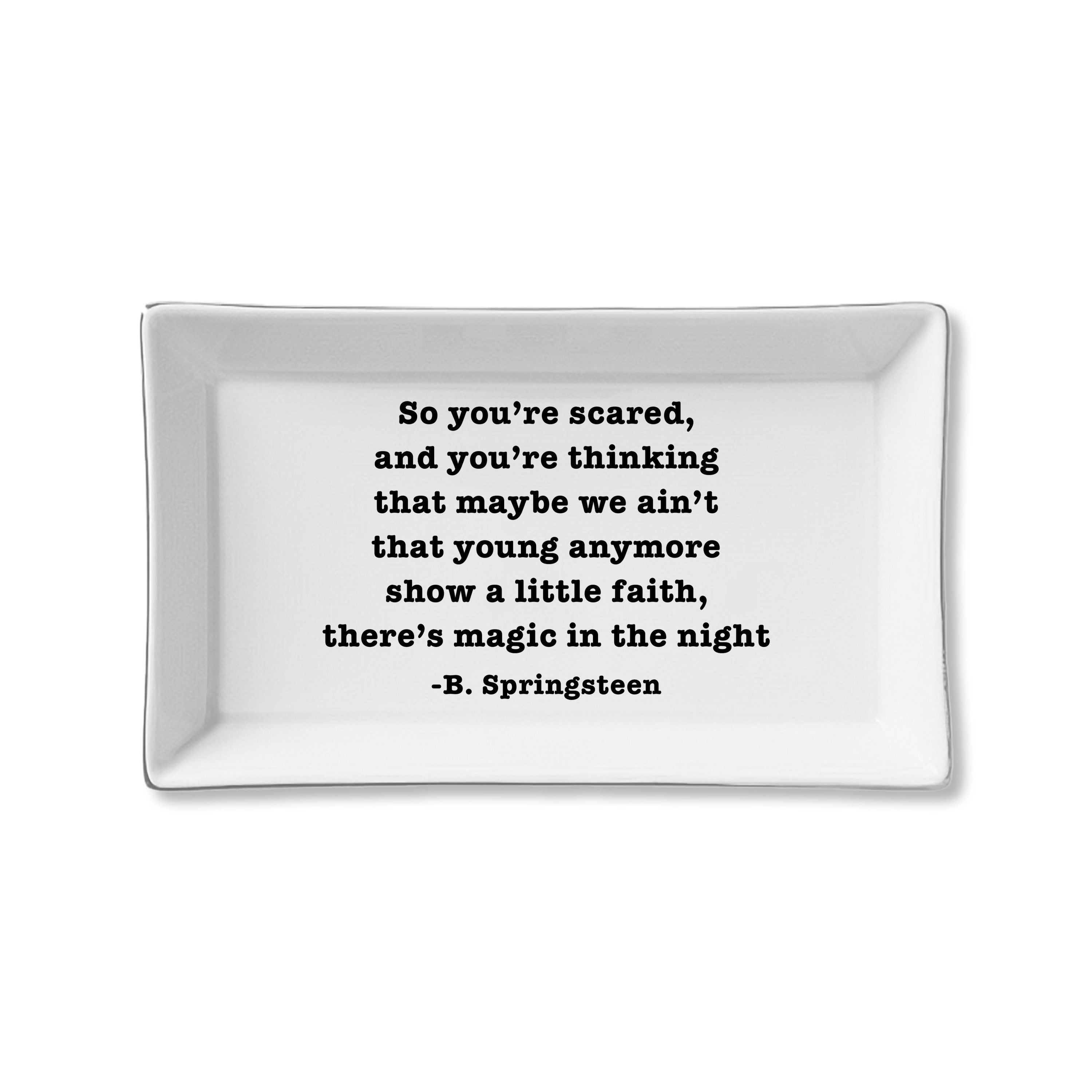 Ceramic Tray - Magic in the Night (Bruce Springsteen) – Toss Designs Retail